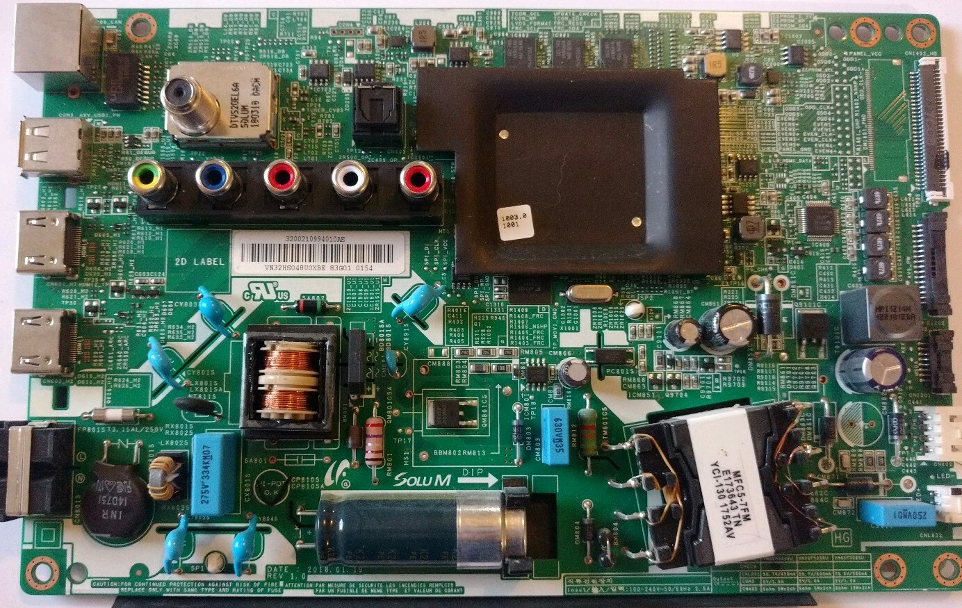 Samsung UN40EH5300FXZA (Ver, UD03) T-CON [BN41-01938; BN96-28936A; BN97 ...