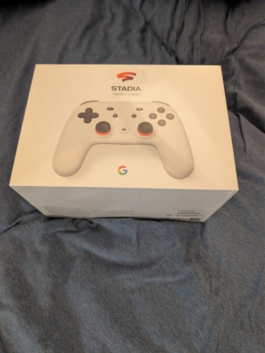 Google Stadia Premiere Edition White Controller + Chromecast Ultra NEW ...
