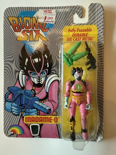 LJN Bionic Six Madame-O Action Figure 1986 New Die Cast Metal | eBay