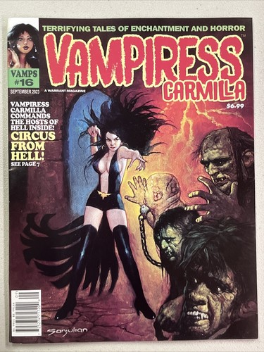 VAMPIRESS CARMILLA MAGAZINE ISSUE 16 ILLUSTRATED HORROR SEPTEMBER 2023 ...