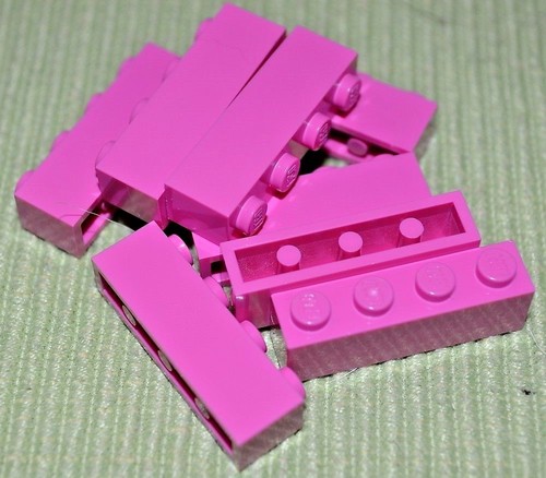 (8) 1x4 Dark Pink Standard Brick Bricks ~ Lego ~ NEW | eBay