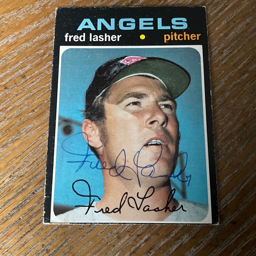 Autographed 1971 Topps FRED LASHER. #707 ( DEC. 2022). #AB | eBay