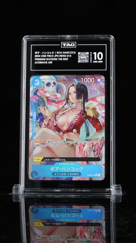 TAG 10 GEM MINT Japanese One Piece 2024 Boa Hancock ST03-013 THE BEST PRB-01 ALT | eBay