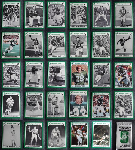 1990 Collegiate Collection Michigan State Football Card Complete Your ...