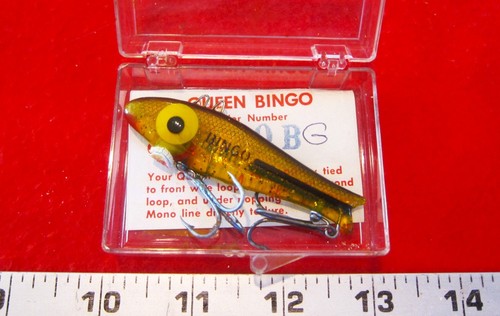 Vintage Queen Bingo Fishing Lure in Original Box from COLLECTION - NEW ...