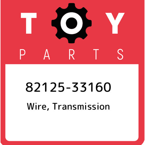 82125-33160 Toyota Wire, transmission 8212533160, New Genuine OEM Part ...