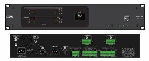 Rane RPM 22 2-in/2-out Programmable DSP Multiprocessor - New Old Stock ...