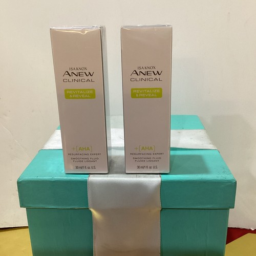 2 Avon Isa Knox Anew Clinical Revitalize & Reveal Smoothing Fluid | eBay