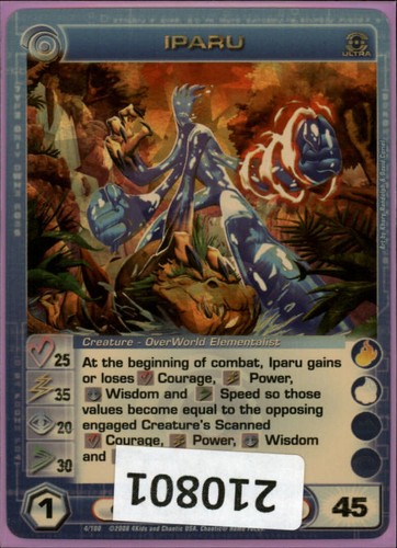 (210801) IPARU 25/35/20/30/45 (1 Max Stats) Ultra Rare Foil Chaotic ...