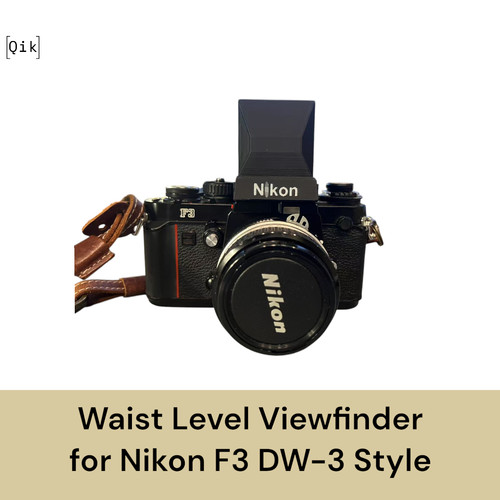 Waist Level Viewfinder for Nikon F3, DW-3 Style, 3D Printed, Snap on ...