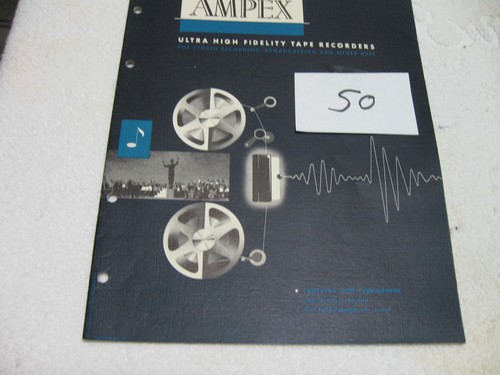 Ampex 300-400 Series Recorders Catalog | eBay