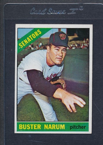 1966 Topps #274 Buster Narum Senators EX *833 | eBay