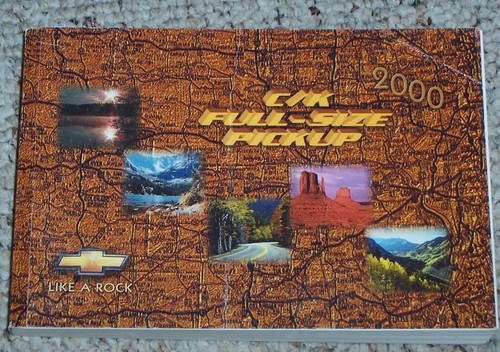 2000 Chevy K1500 K2500 K3500 Truck Owner Operator Manual User Guide xz ...