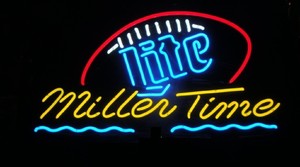 Miller Time Neon Sign for sale | eBay