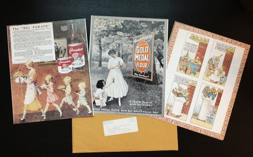 Vintage General Mills Poster Ads - Carnation Milk, Arm & Hammer,Gold ...