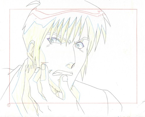 Trigun Japanese Anime Original Production Cel Sketch Artwork Nicholas D ...