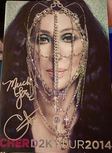 Cher Signed Autographed D2K 2014Tour Book | eBay