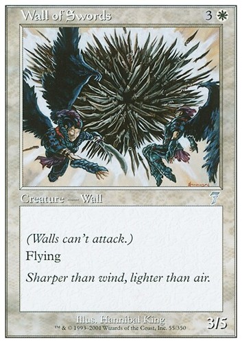 WALL OF SWORDS mtg NM 7th Edition Unc 1 Card | eBay