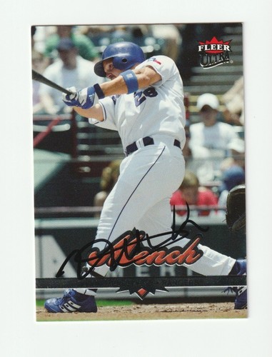 Kevin Mench Signed 2006 Fleer Ultra Card #132 Auto Texas Rangers ...