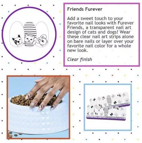 Color Street Nail Polish Strips- Friends Furever - clear overlays ...