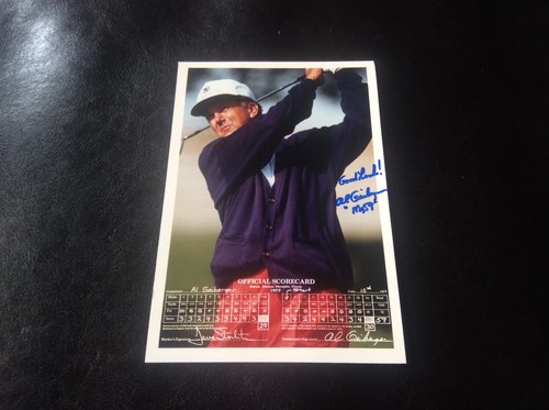 Al Geiberger Golf Autograph Photo Scorecard Mr 59 JSA Guarantee | eBay