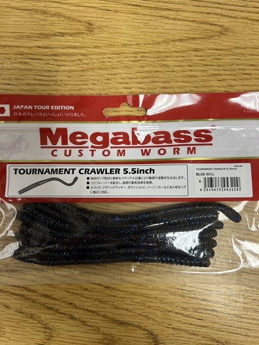 New Megabass Custom Worm Tournament Crawler 5.5 Inch Blue Gill | eBay