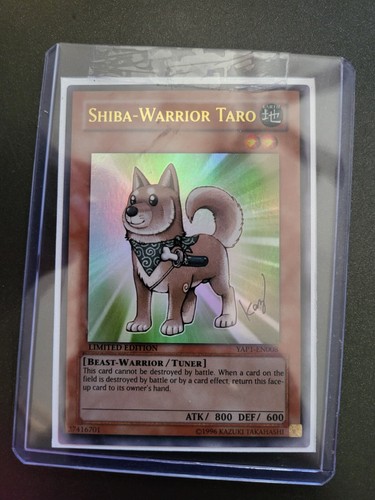 Shiba-Warrior Taro - YAP1-EN008 - Ultra Rare - Near Mint Yugioh | eBay