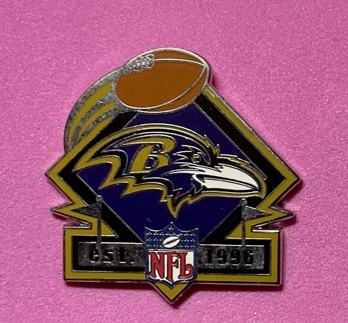 BALTIMORE RAVENS Touchdown Pin NFL Licensed Pin Football | eBay