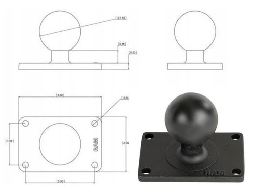 RAM Mounts RAM-B-202U-23 | eBay