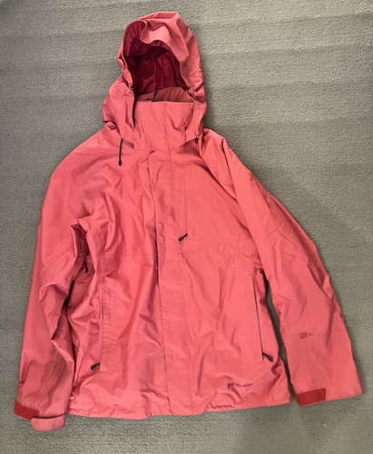 Patagonia Jacket Womens L red shell H2NO Waterproof Rain Weatherproof ...