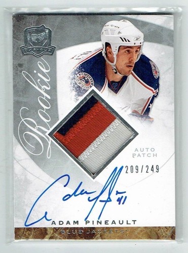 08-09 UD Upper Deck The Cup Adam Pineault /249 Rookie Patch Auto | eBay