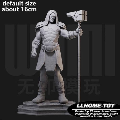 Anime Ronan Alien Villain Hammer Resin 3D Print GK Figure DIY Model ...