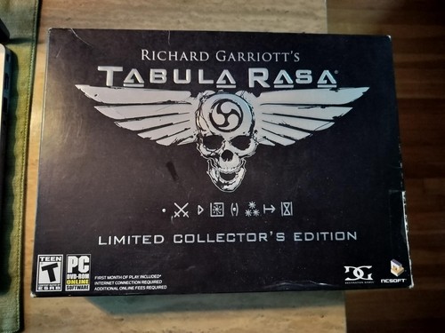 Richard Garriott's Tabula Rasa: Collector's Edition (PC, 2007, CIB) 875646000321| eBay