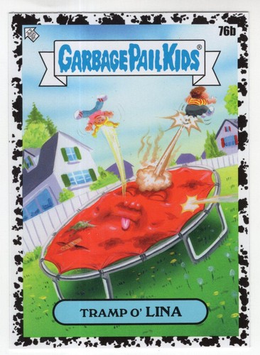 Garbage Pail Kids Kids At Play Black Base Card #76b Tramp O Lina | eBay