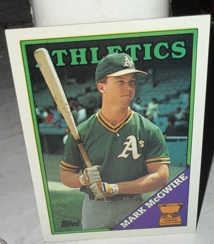 Mark McGwire 1988 Topps #580 Oakland Athletics Baseball Trading Card ...