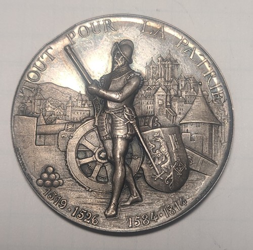 1887 Silver Geneva Shooting Festival Medal Shooting Taler | eBay