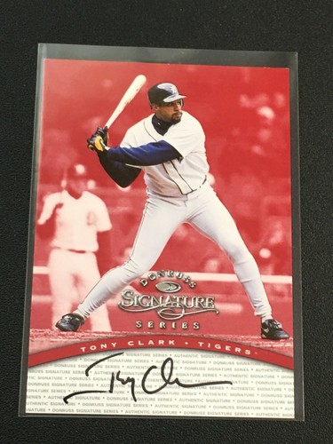 F60461 1996 Leaf Signature Autographs #157 Mike Mimbs TIGERS AUTO | eBay