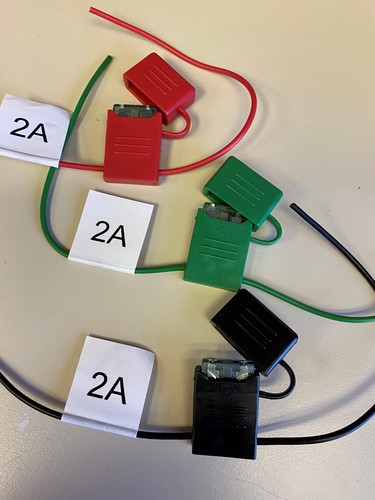 Blade Fuse Holder with flying leads, cover, 2 amp fuse set of 69 pc | eBay