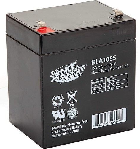 E150 Razor Electric Scooter Battery Set (2 batteries - 12V 5.Ah ...