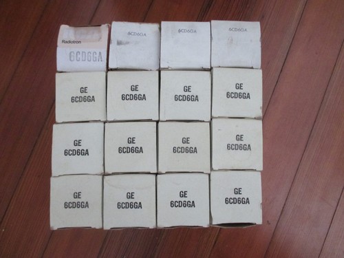 16 NOS NIB GE Syl RCA 6CD6GA HAM Radio Output Final Tubes | eBay