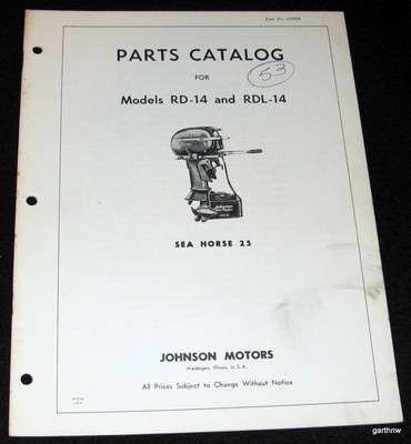 Johnson Outboard Motor Parts for sale | eBay