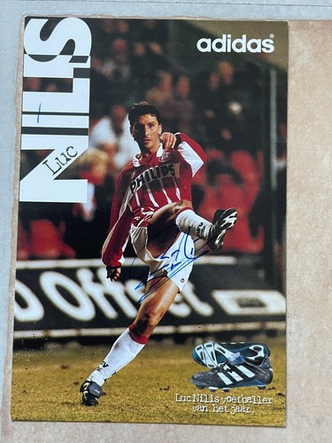 Autogramm Luc Nilis PSV Eindhoven Belgien 90er Jahre Nationalspieler | eBay