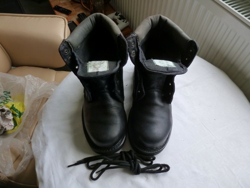 Retro Rare Wolverine Dual Shock Gore Tex Black Leather Mens Quality ...