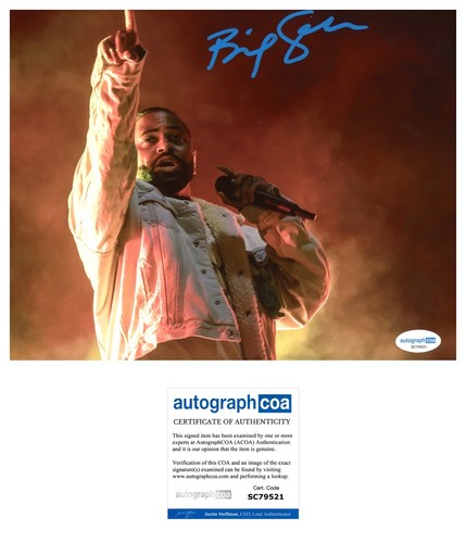 BIG SEAN RAPPER GOOD MUSIC FINALLY FAMOUS 8x10 PHOTO - ACOA COA | eBay