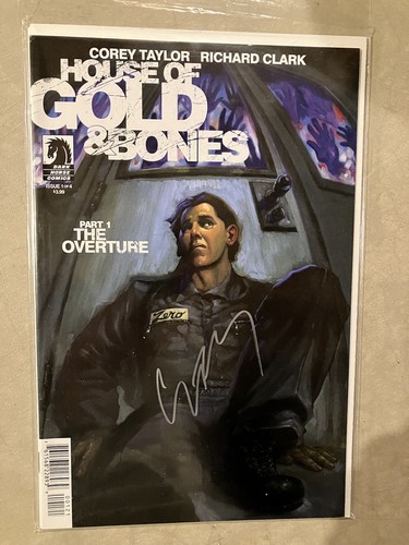 COREY TAYLOR SIGNED AUTOGRAPH HOUSE GOLD & BONES | eBay