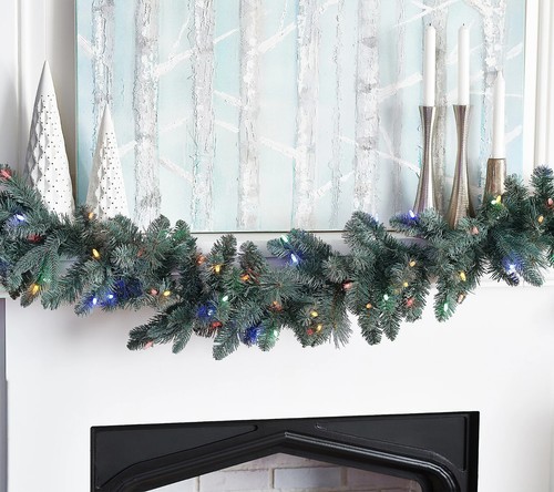 Bethlehem Lights 72" Overlit Garland w/ Color Flip LEDs Blue Spruce | eBay