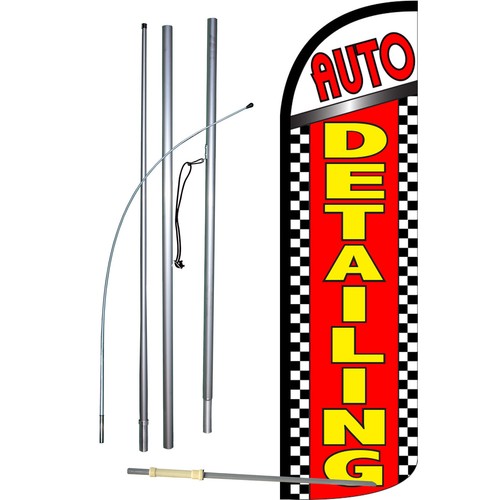 Auto Detailing Swooper Flag Kit | eBay