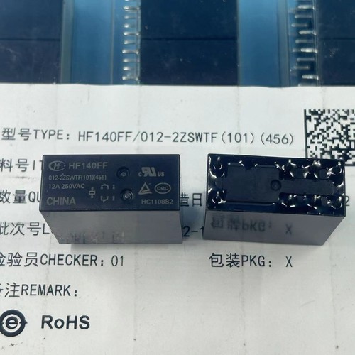 New HF140FF-012-2ZSWTF Power Relay 12A 12VDC 8 Pins x 2pcs | eBay