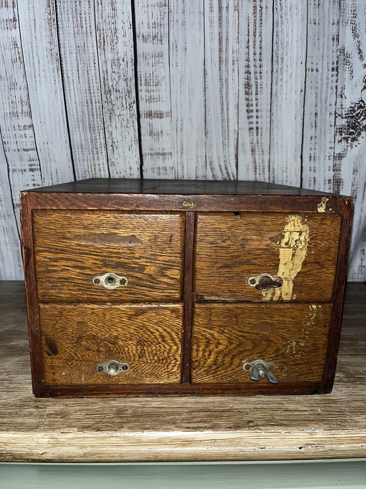 antique library card catalog products for sale | eBay