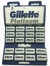 100 Gillette Perma Sharp Razor Blades + Turkish Style Sedef Black ...